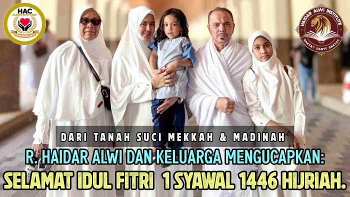 R Haidar Alwi Sampaikan Ucapan Idul Fitri 1446 H dari Mekkah: Doa untuk ...